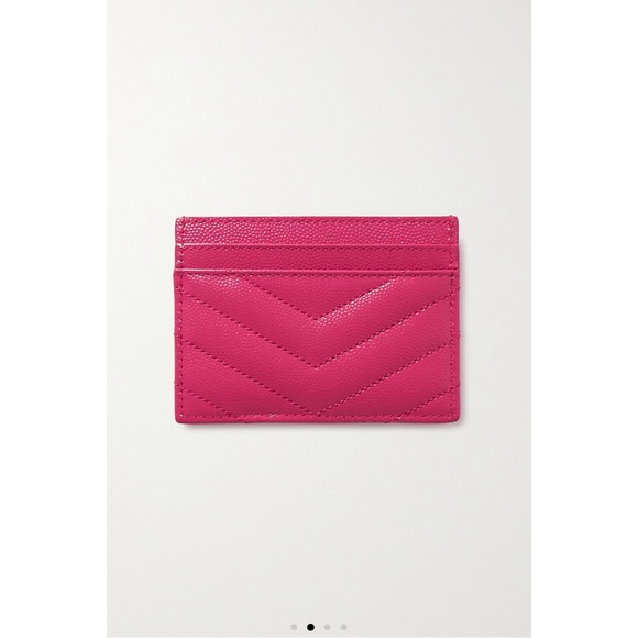 Yves Saint Laurent | Accessories | Ysl Monogrammed Textured Leather ...